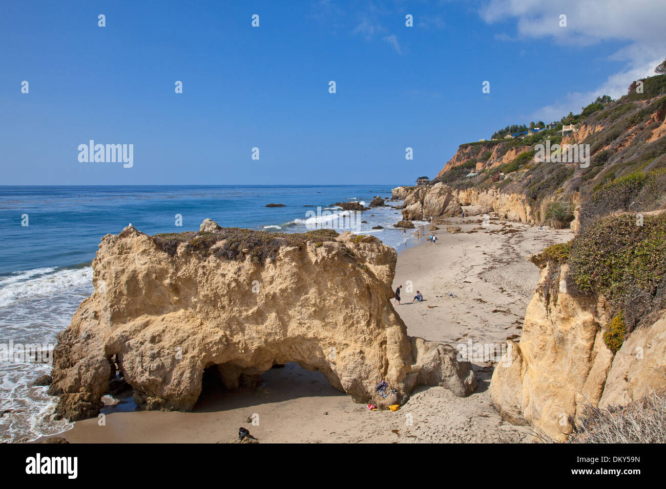 El Matador State Beach Malibu Los Angeles County California Stock