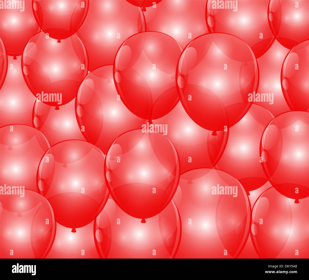 Color Glossy Balloons Background Vector Illustration Stock Photo - Alamy