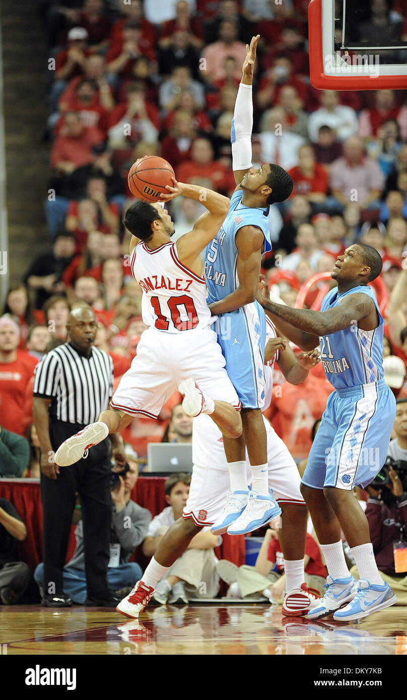 Jan 26, 2010 - Raleigh, North Carolina; USA - Carolina Tarheels (5 ...