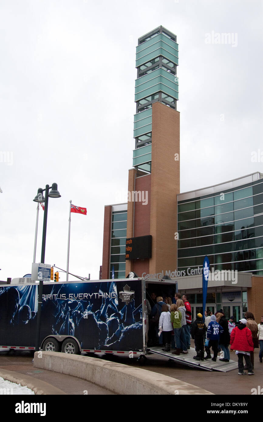 Feb. 28, 2010 - Oshawa, Ontario, Canada - 28 February 2010: Members of ...