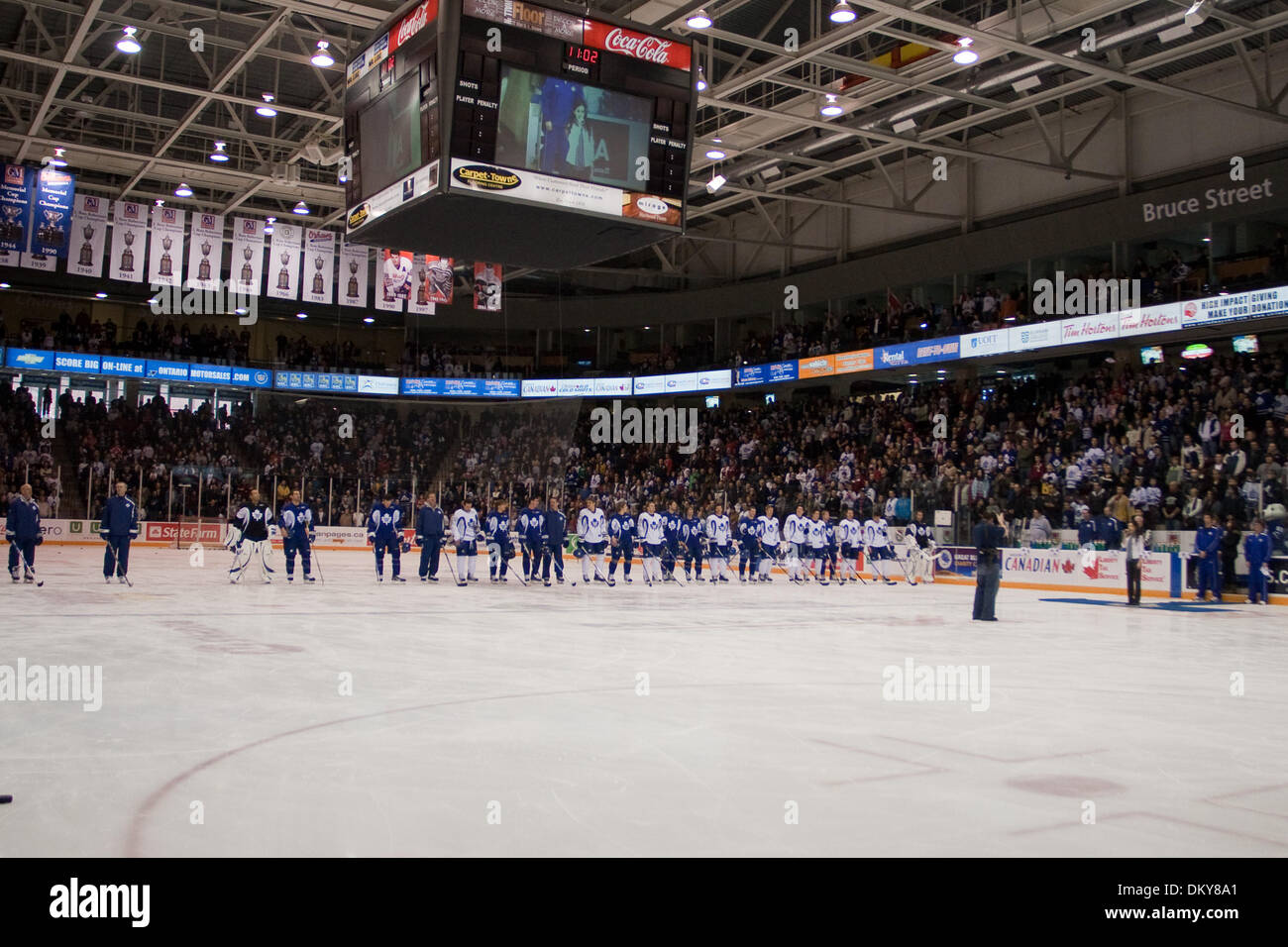 Feb. 28, 2010 - Oshawa, Ontario, Canada - 28 February 2010: Members of ...
