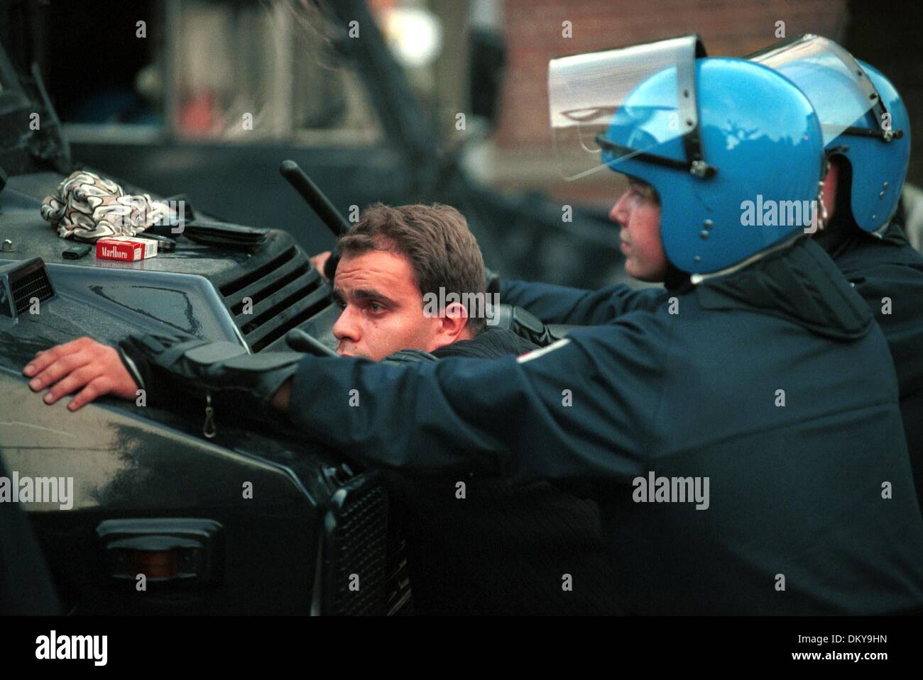 Charleroi football hooligans hi-res stock photography and images - Alamy