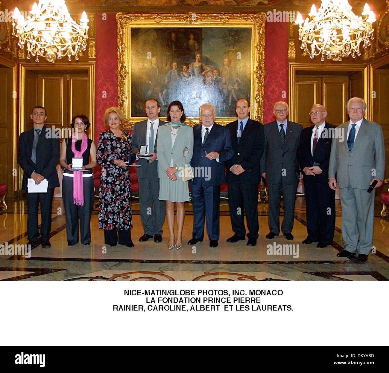 May 15, 2001 - NICE-MATIN/ MONACO.LA FONDATION PRINCE PIERRE.RAINIER ...