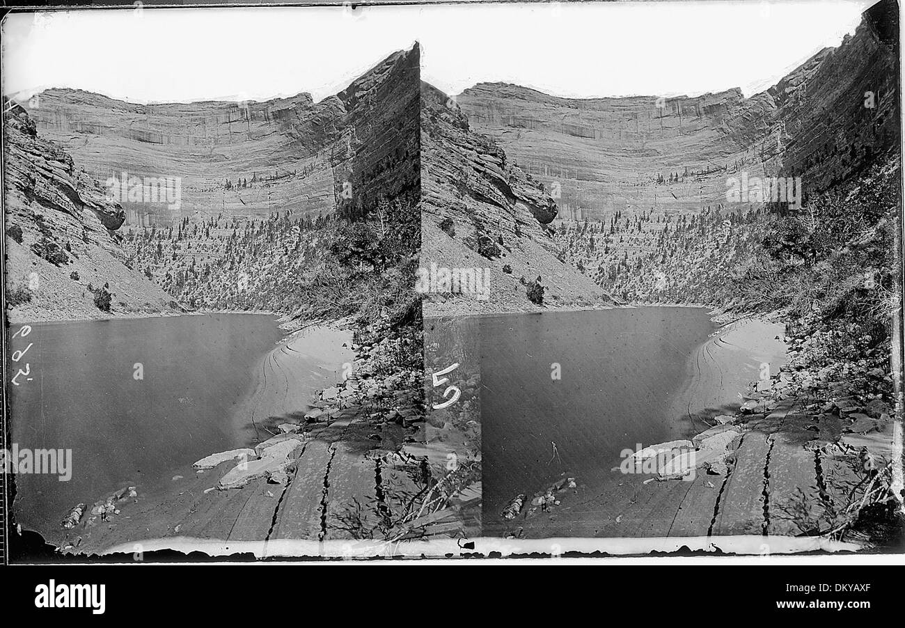 An image of a river turning a bend, possibly in a natural landscape ...