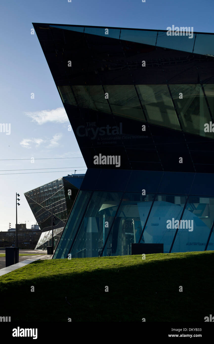 The crystal london united kingdom architect hi-res stock photography ...
