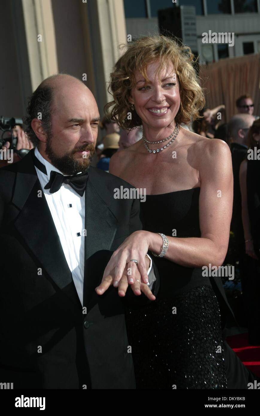 Mar. 10, 2002 - Los Angeles, USA - Richard Schiff + Allison Janney ...