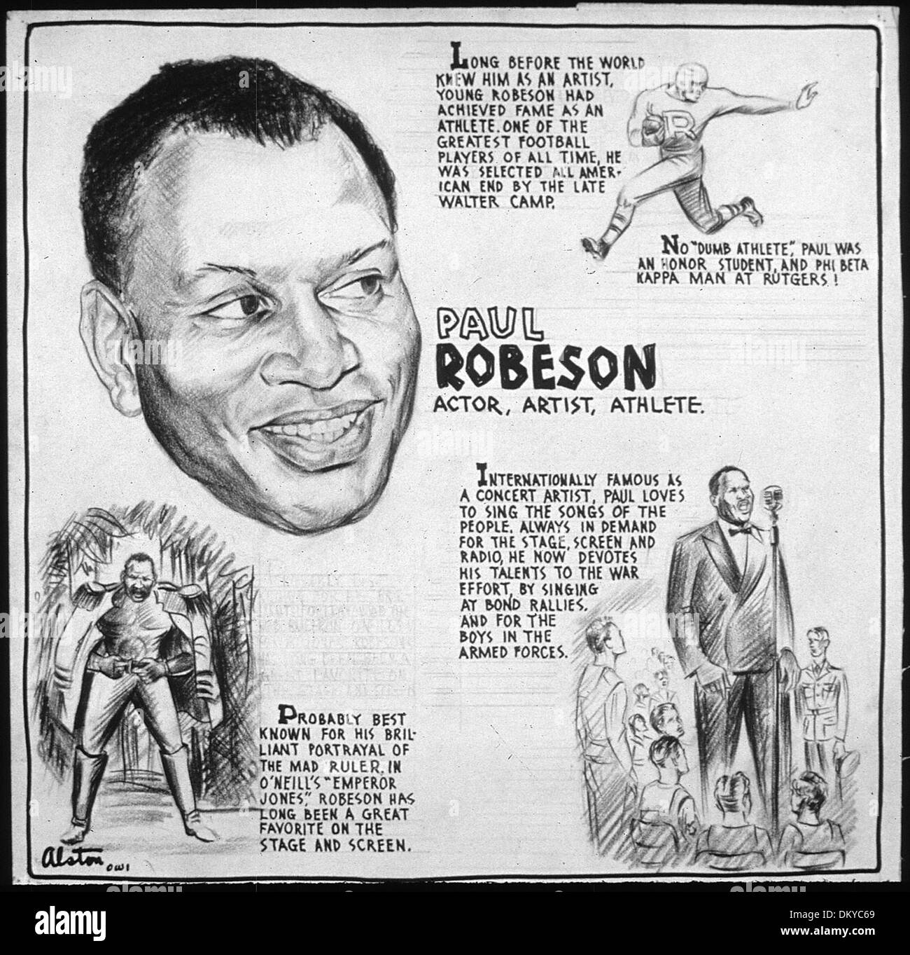 Paul robeson hi-res stock photography and images - Alamy