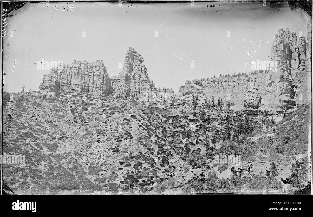 The Pink Cliffs, identified by old numbers 452, 436, and 70, are ...