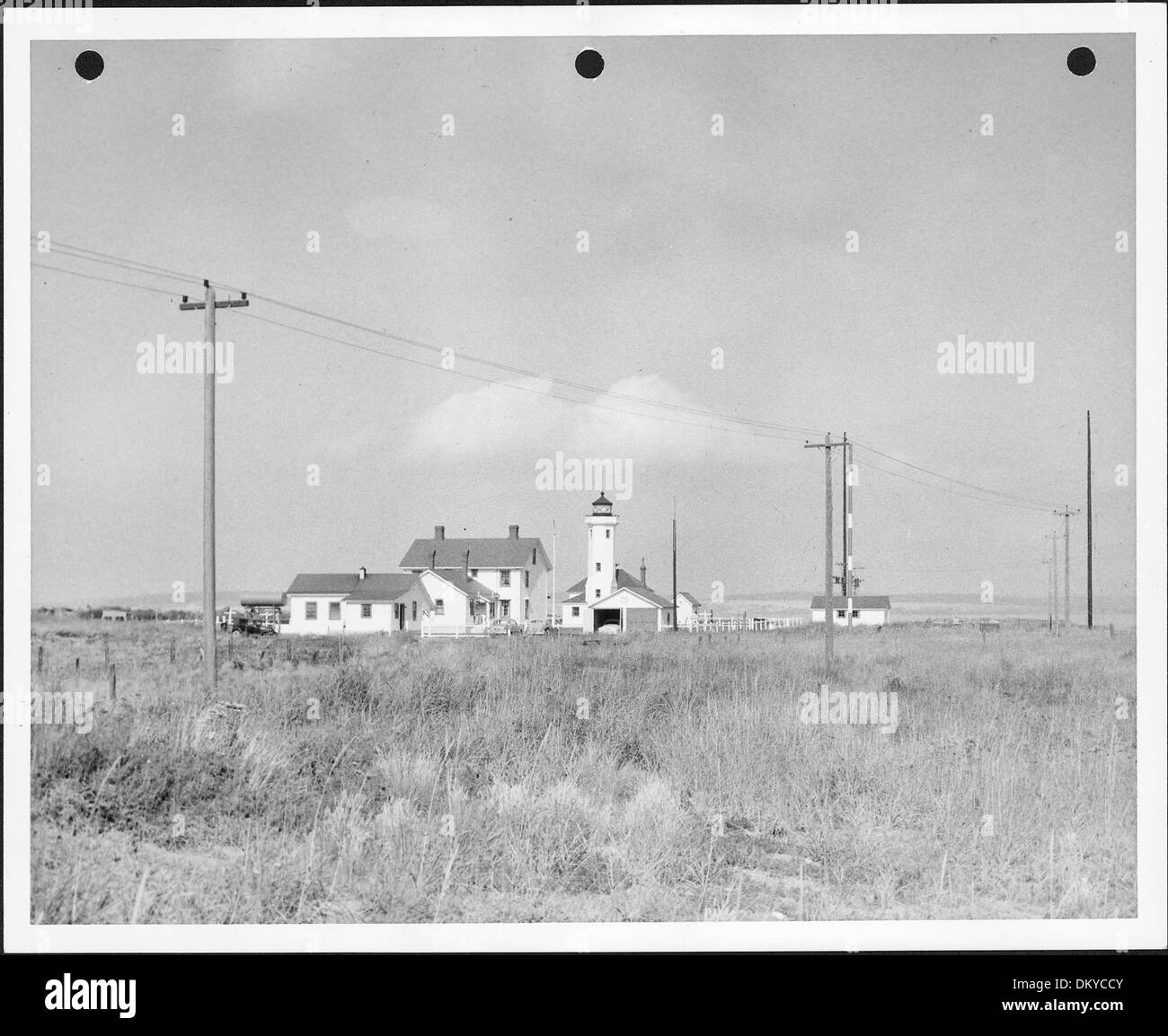The Point Wilson Lighthouse, captured in this historical image from ...