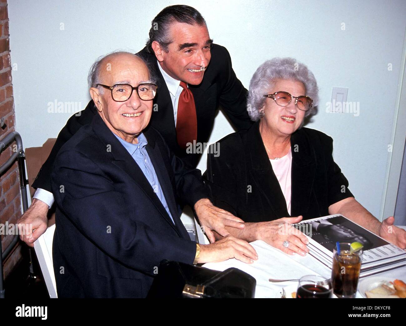 Nov. 19, 1992 - L4365.MARTIN SCORSESE BOOK PARTY 11/19/1992.MARTIN SCORSESE PARENTS.PGOTO BY ...