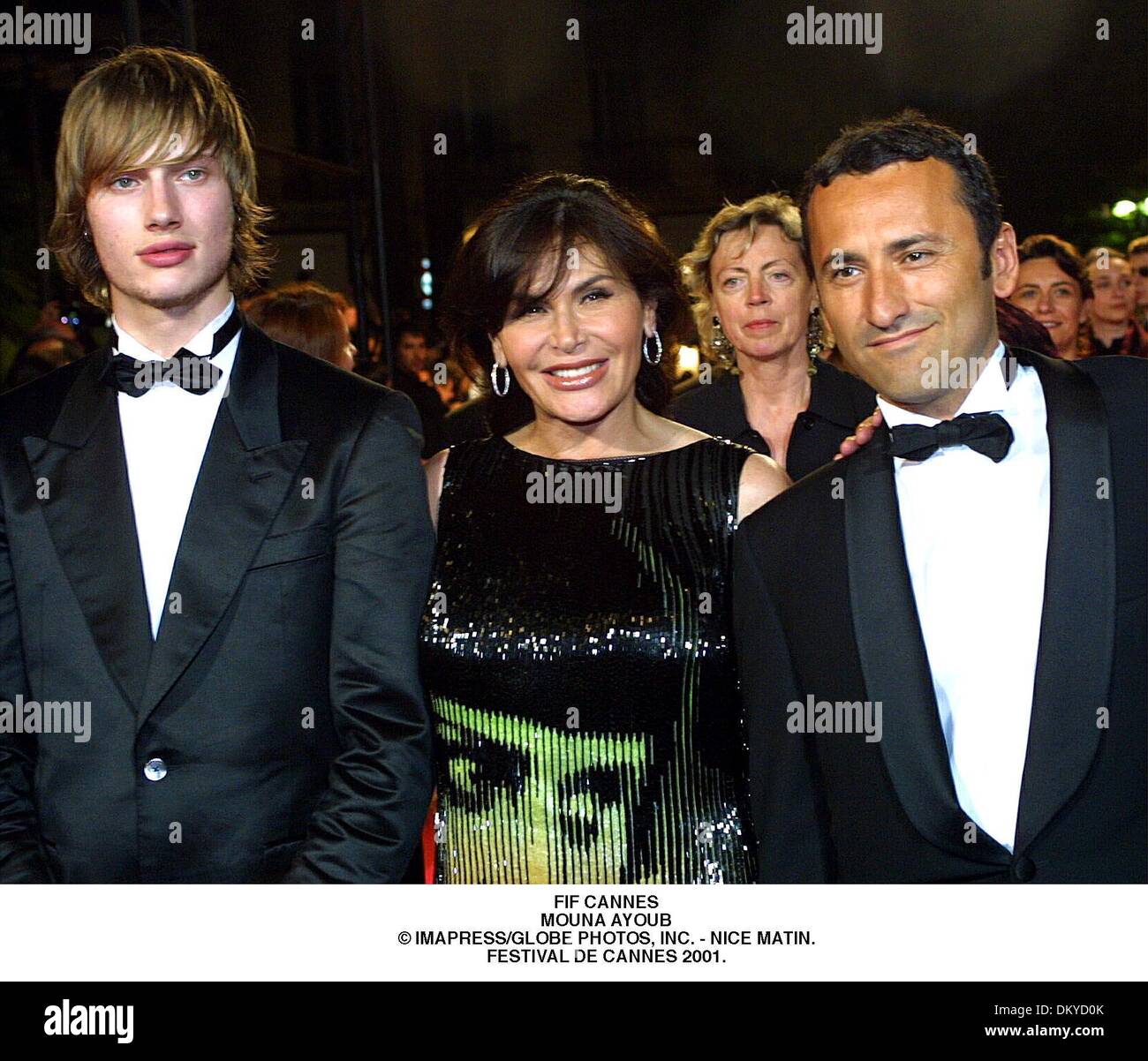 May 22, 2001 - FIF CANNES.MOUNA AYOUB.Â© IMAPRESS/ NICE MATIN..FESTIVAL ...