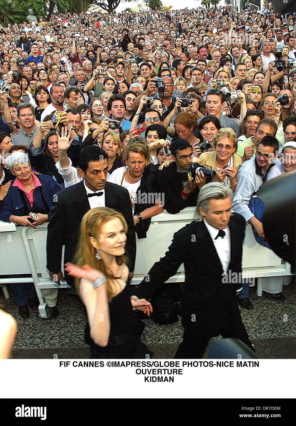 May 22, 2001 - FIF CANNES Â©IMAPRESS/ NICE MATIN.OUVERTURE.KIDMAN ...