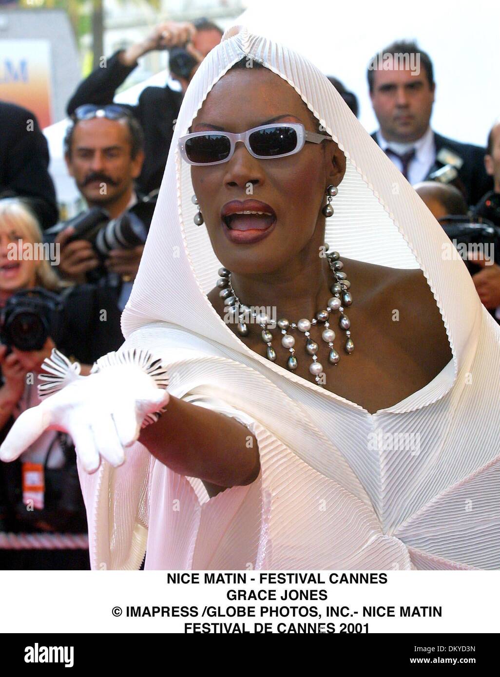 May 22, 2001 - NICE MATIN - FESTIVAL CANNES.GRACE JONES.Â© IMAPRESS ...