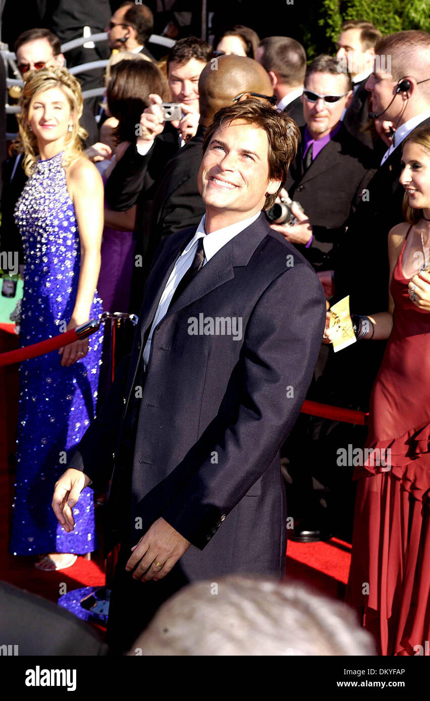 Sept. 22, 2002 - Los Angeles, CALIFORNIA, USA - ROB LOWE ..54TH ANNUAL ...