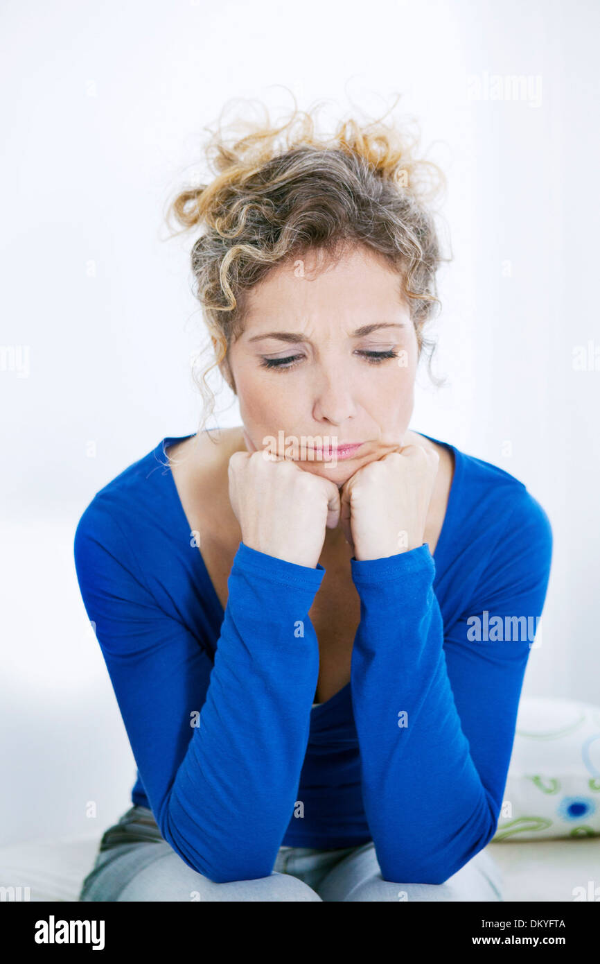 Sulking woman hi-res stock photography and images - Alamy