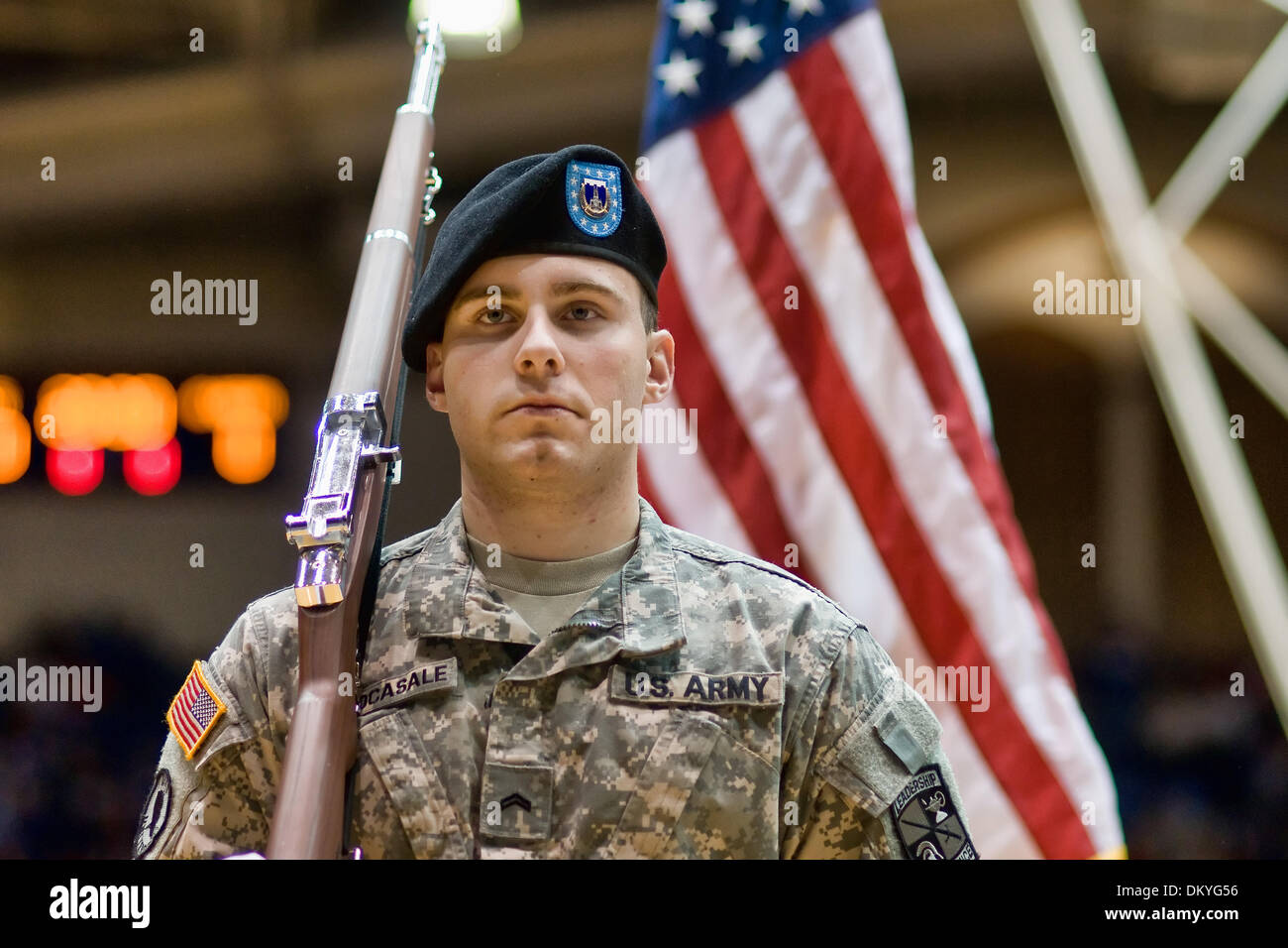 Rotc color guard hi-res stock photography and images - Alamy