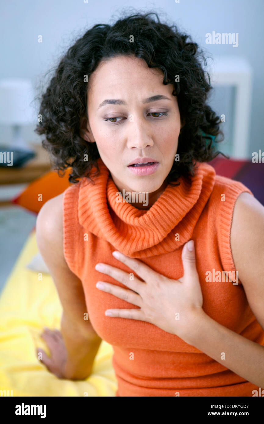 ASTHMA, WOMAN Stock Photo - Alamy