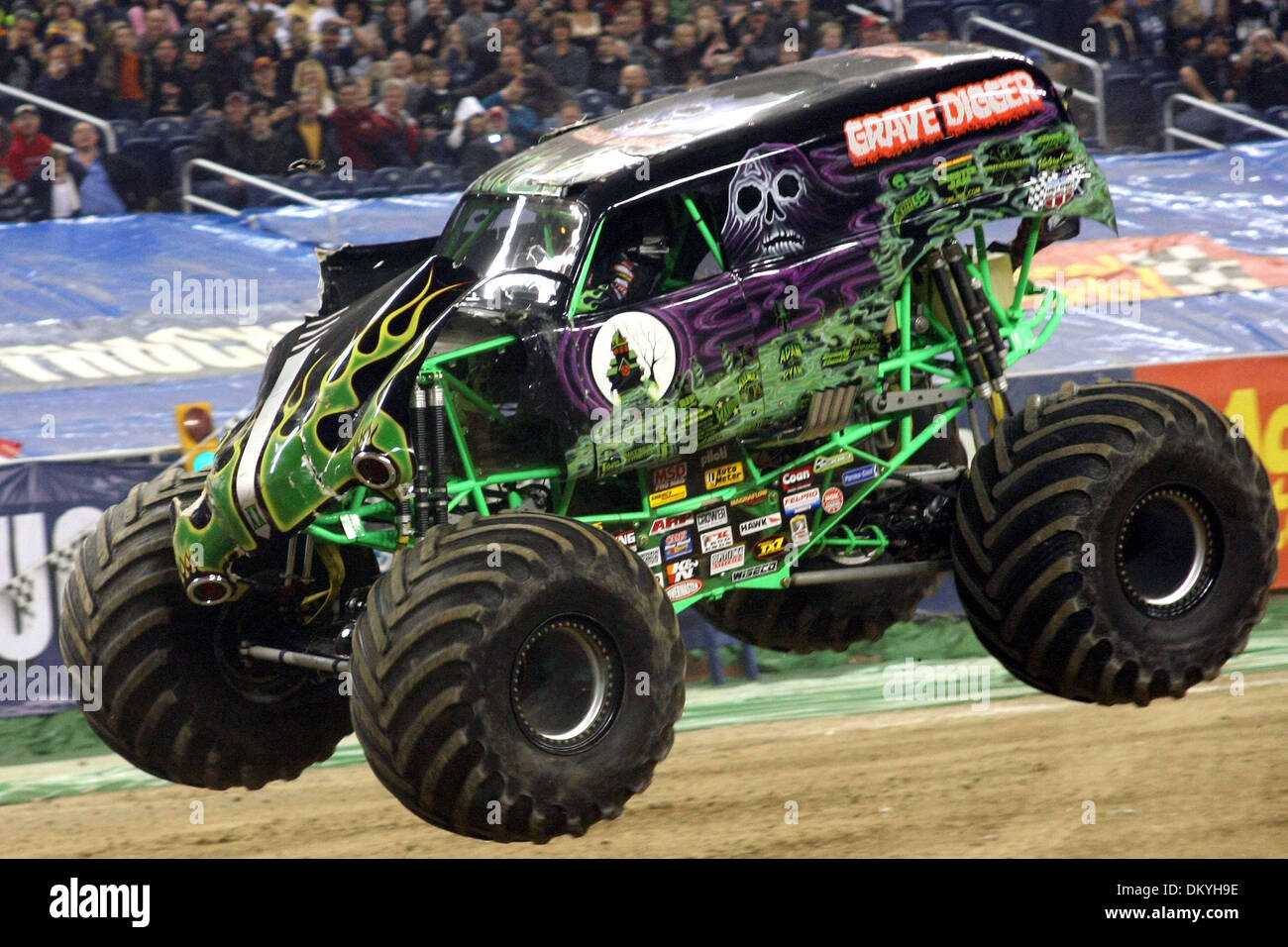 Jan. 16, 2010 - Detroit, Michigan, U.S - 16 January 2010: Grave Digger ...