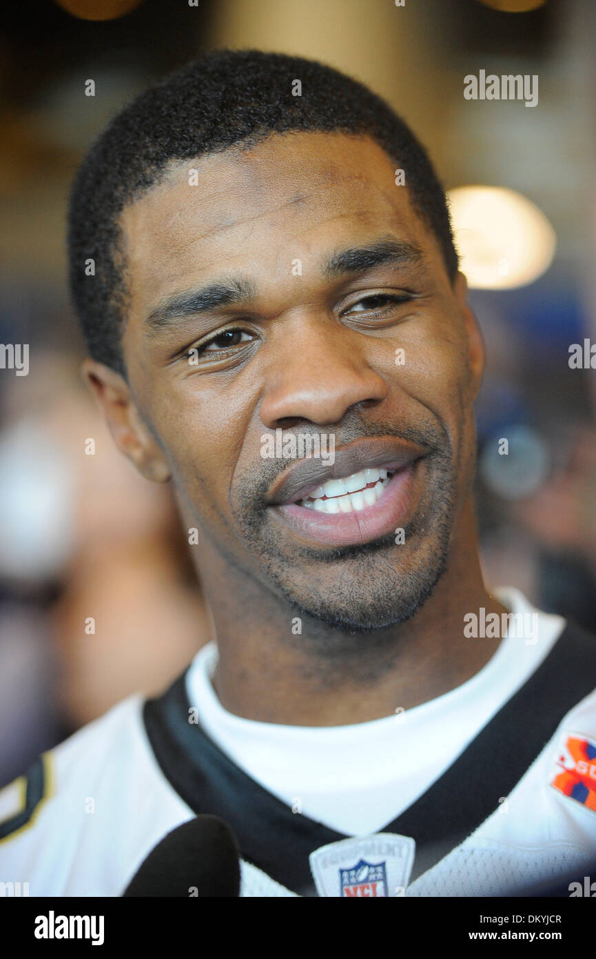 Feb. 02, 2010 - Miami, Florida, U.S - 02 February 2010: Saints CB ...