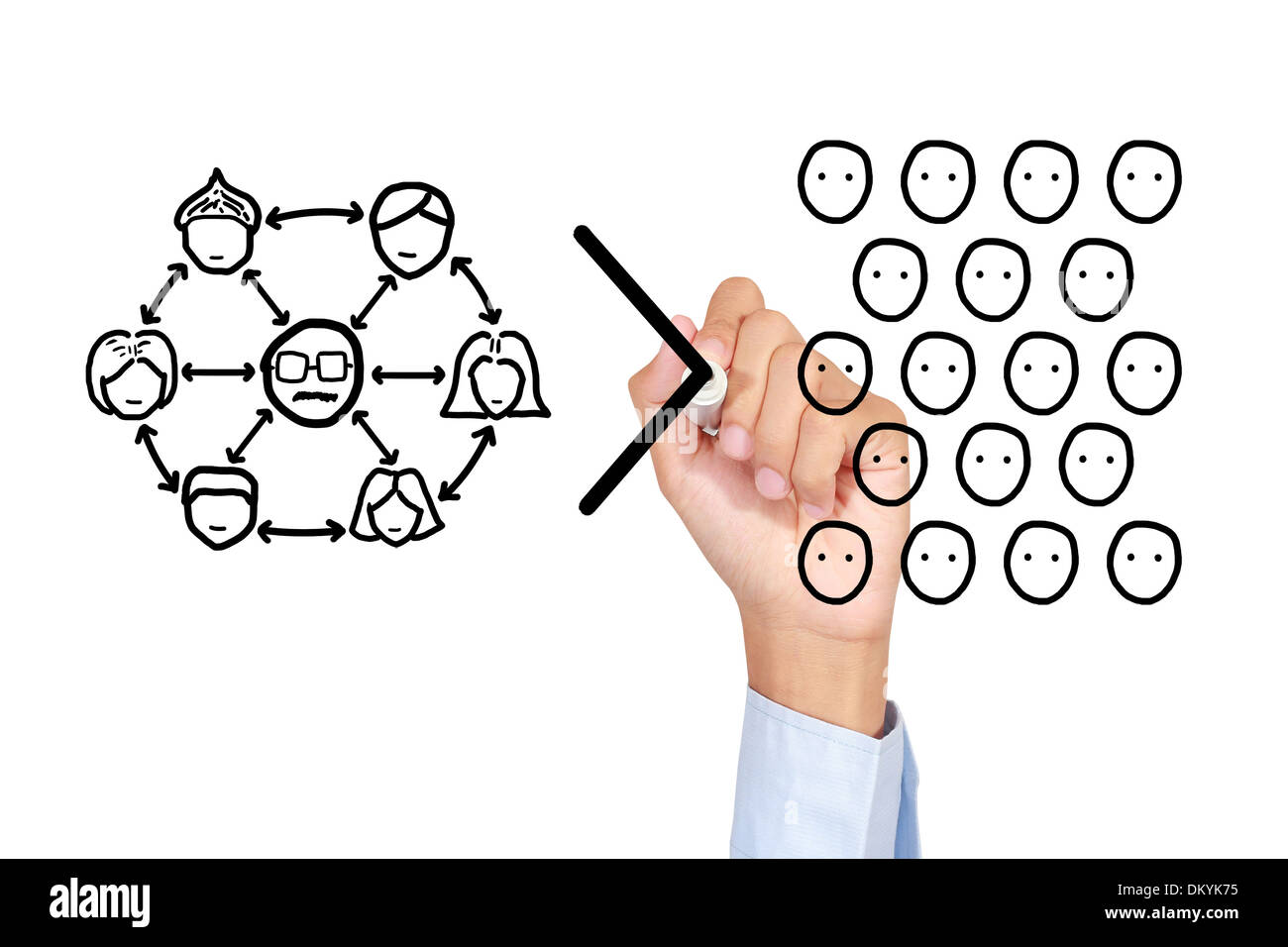 Abstract drawing cooperation hi-res stock photography and images - Alamy