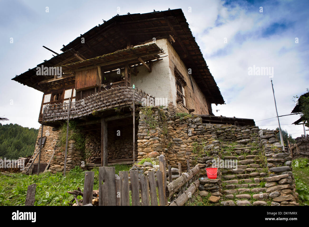 Traditional bhutanese style house hi-res stock photography and images ...