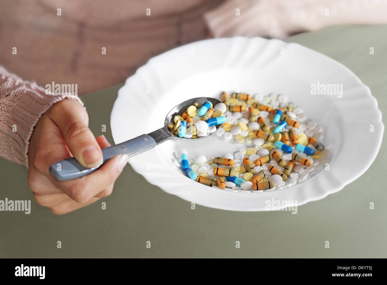 Multicolored capsule hi-res stock photography and images - Alamy