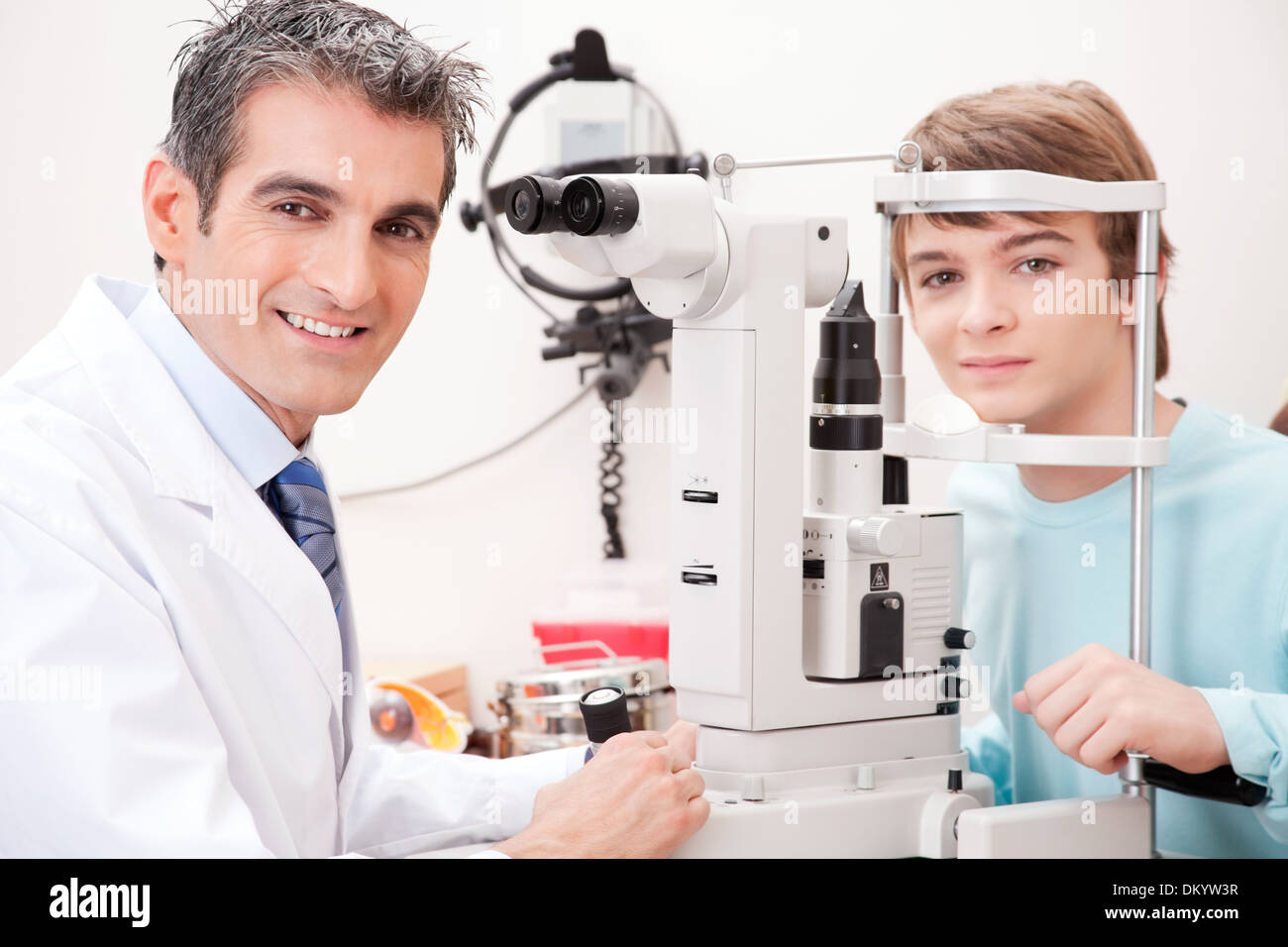 Eyesight Test Examination Stock Photo - Alamy