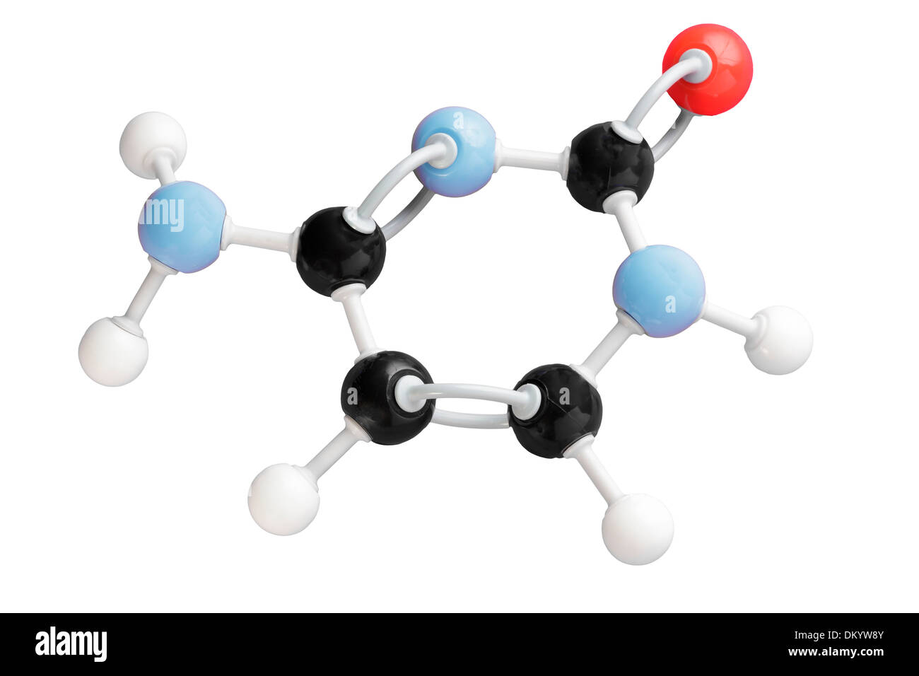 Cytosine molecule model Stock Photo - Alamy