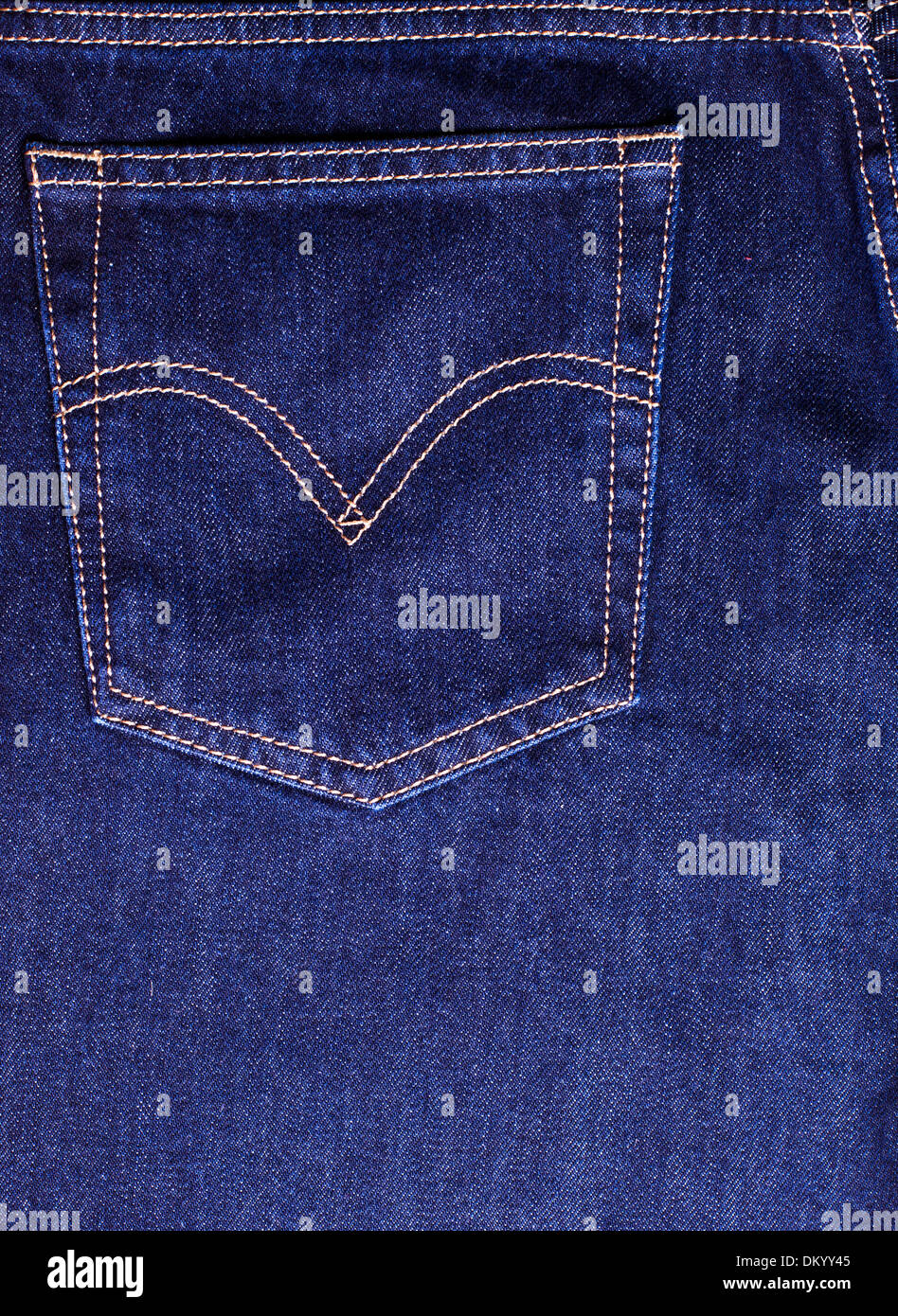 Texture of blue jeans pocket close up Stock Photo - Alamy