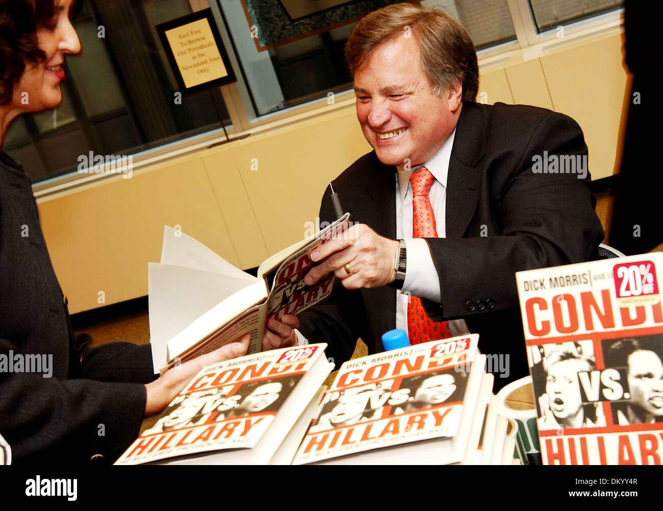 Mar. 3, 2002 - New York, NEW YORK - Dick Morris and wife, Eileen McGann ...