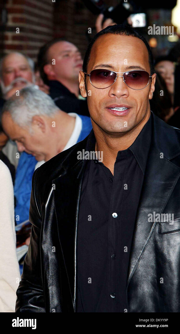 Mar. 11, 2002 - New York, NEW YORK - ''THE ROCK'' ARRIVES FOR HIS ...