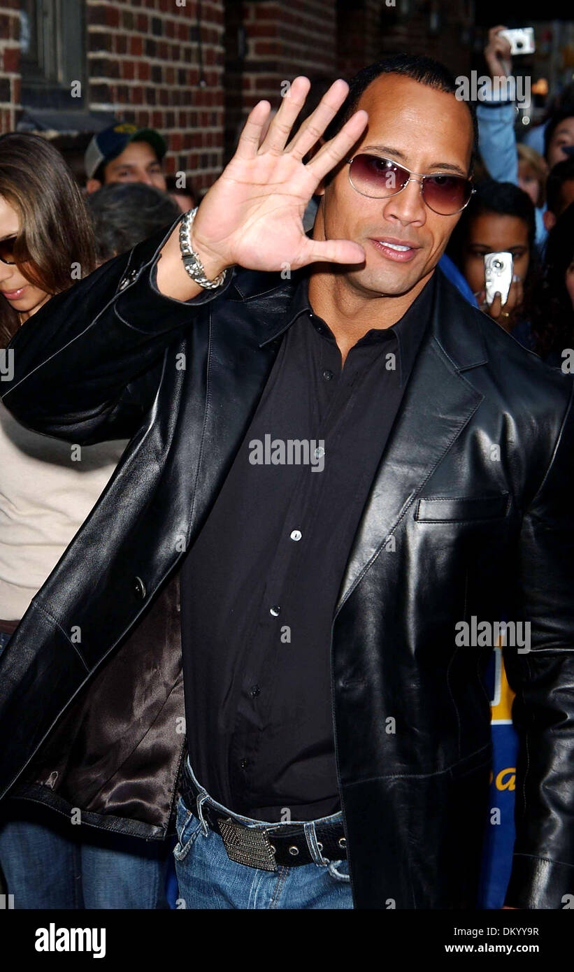 Mar. 11, 2002 - New York, NEW YORK - ''THE ROCK'' ARRIVES FOR HIS ...