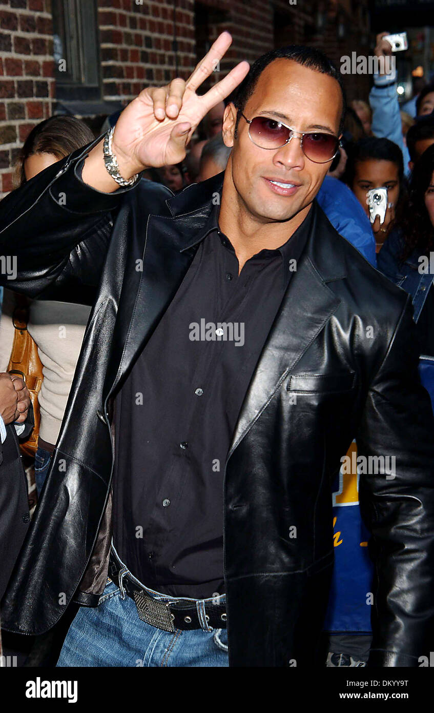 Mar. 11, 2002 - New York, NEW YORK - ''THE ROCK'' ARRIVES FOR HIS ...