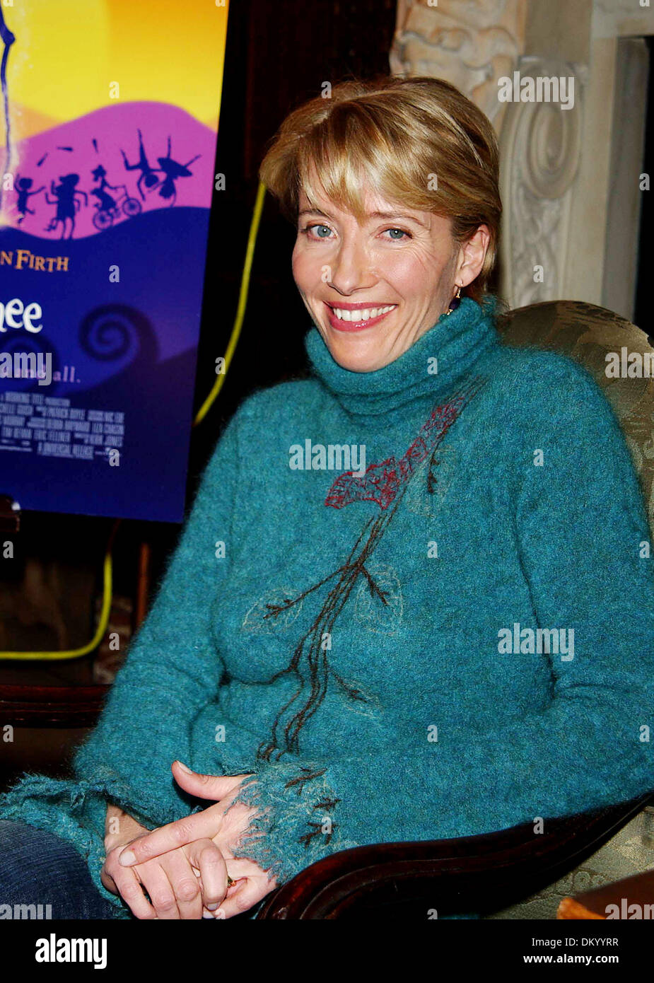 June 17, 2002 - New York, NEW YORK - EMMA THOMPSON READS ''NURSE ...
