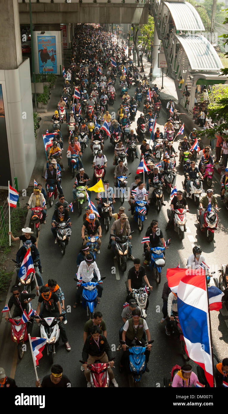 The mass protest march by Peoples Democratic Reform Committee (PDRC) to ...