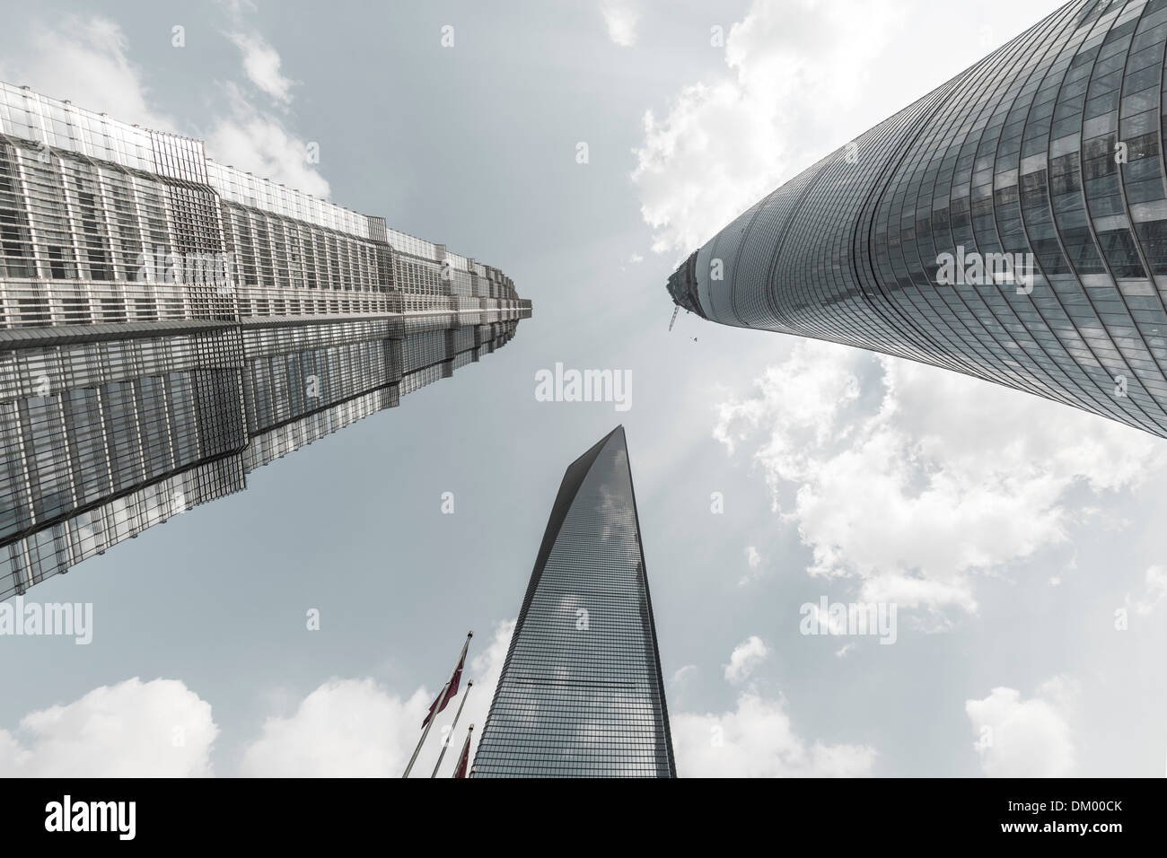 Shanghai Tower, SWFC, Jin Mao Tower, Lujiazui, Pudong, Shanghai, China ...