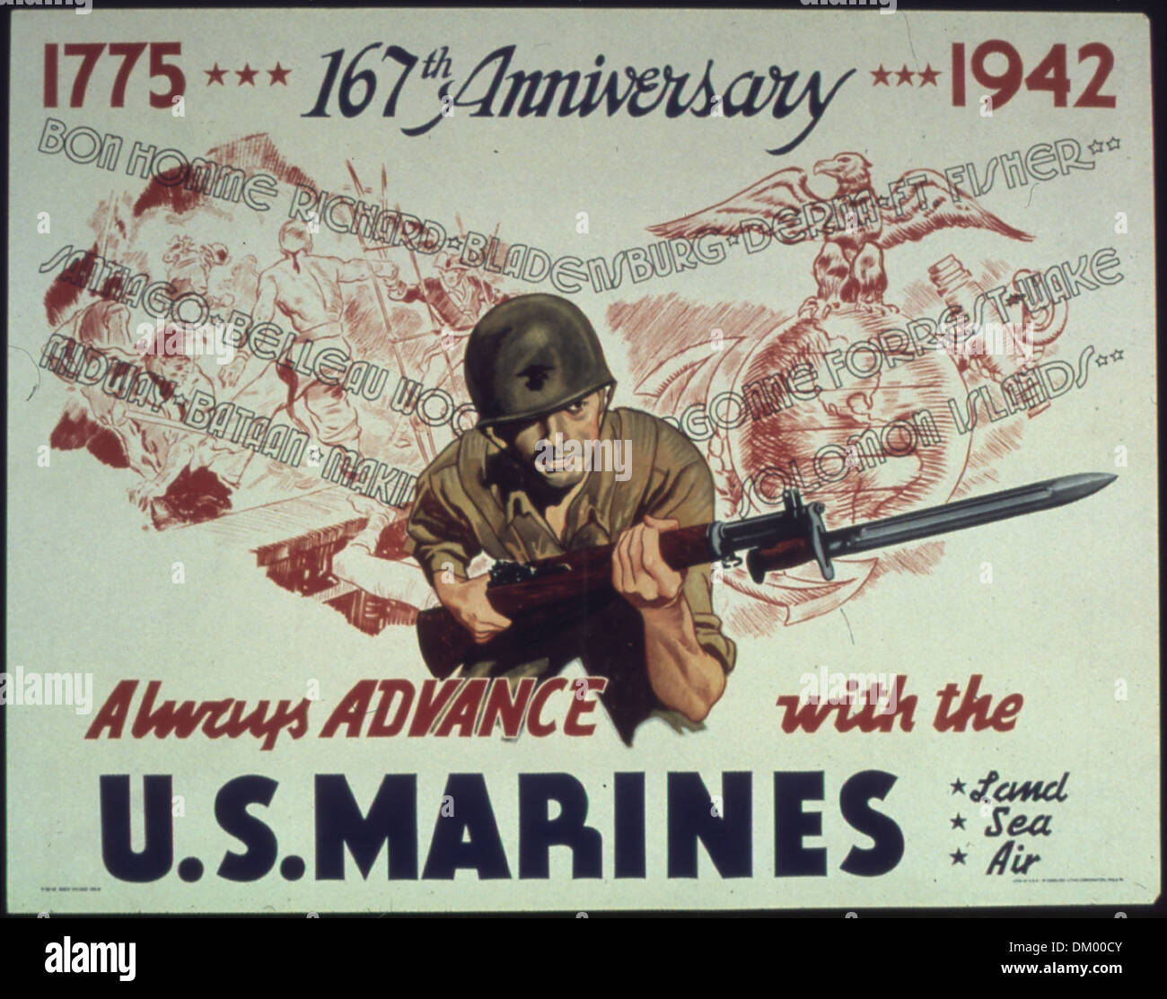 This American propaganda poster commemorates a historical milestone ...