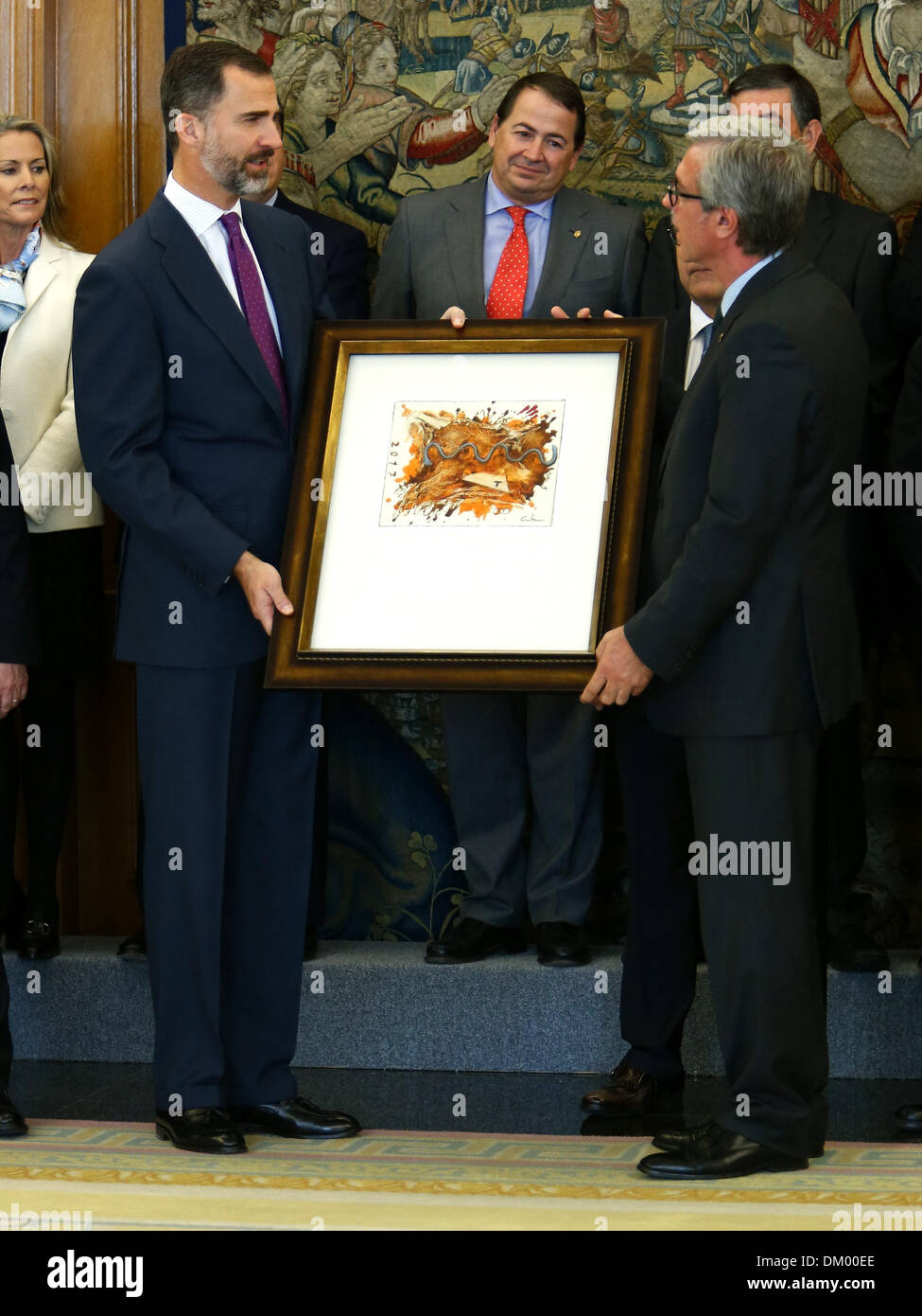 The Prince of Asturias, Prince Felipe, Audience of president of The ...