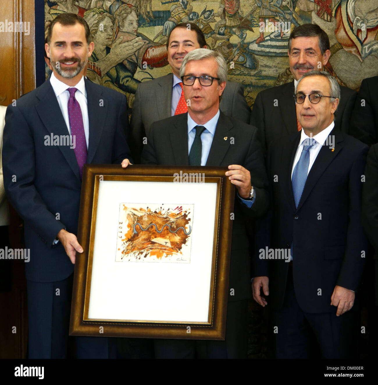 The Prince of Asturias, Prince Felipe, Audience of president of The ...