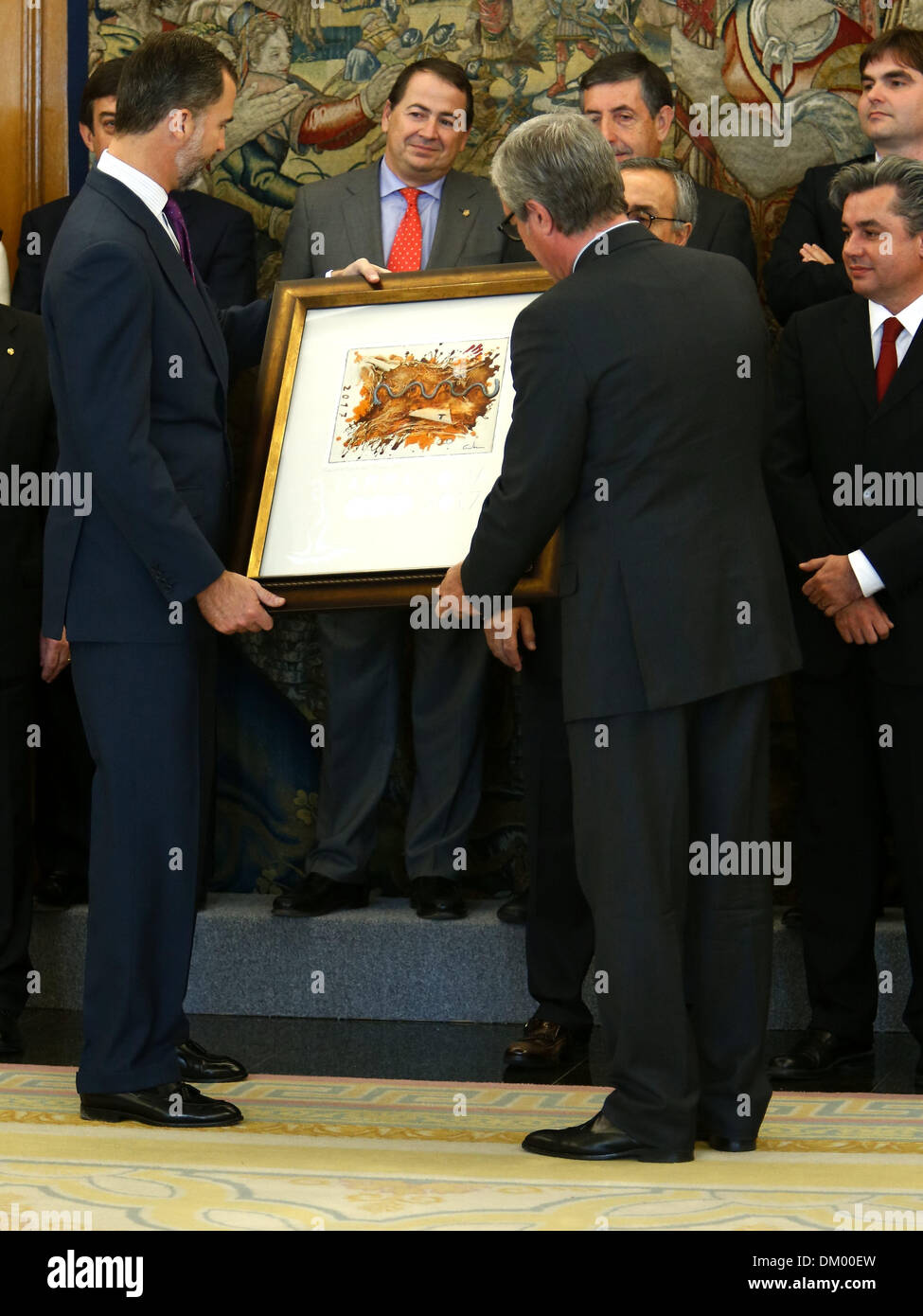 The Prince of Asturias, Prince Felipe, Audience of president of The ...