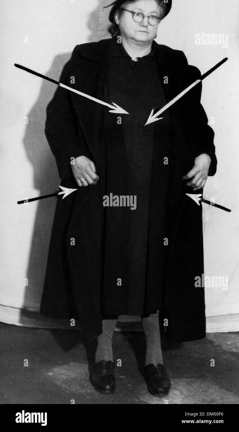 After the end of the war in 1945 - Image of a smuggler, who had ...