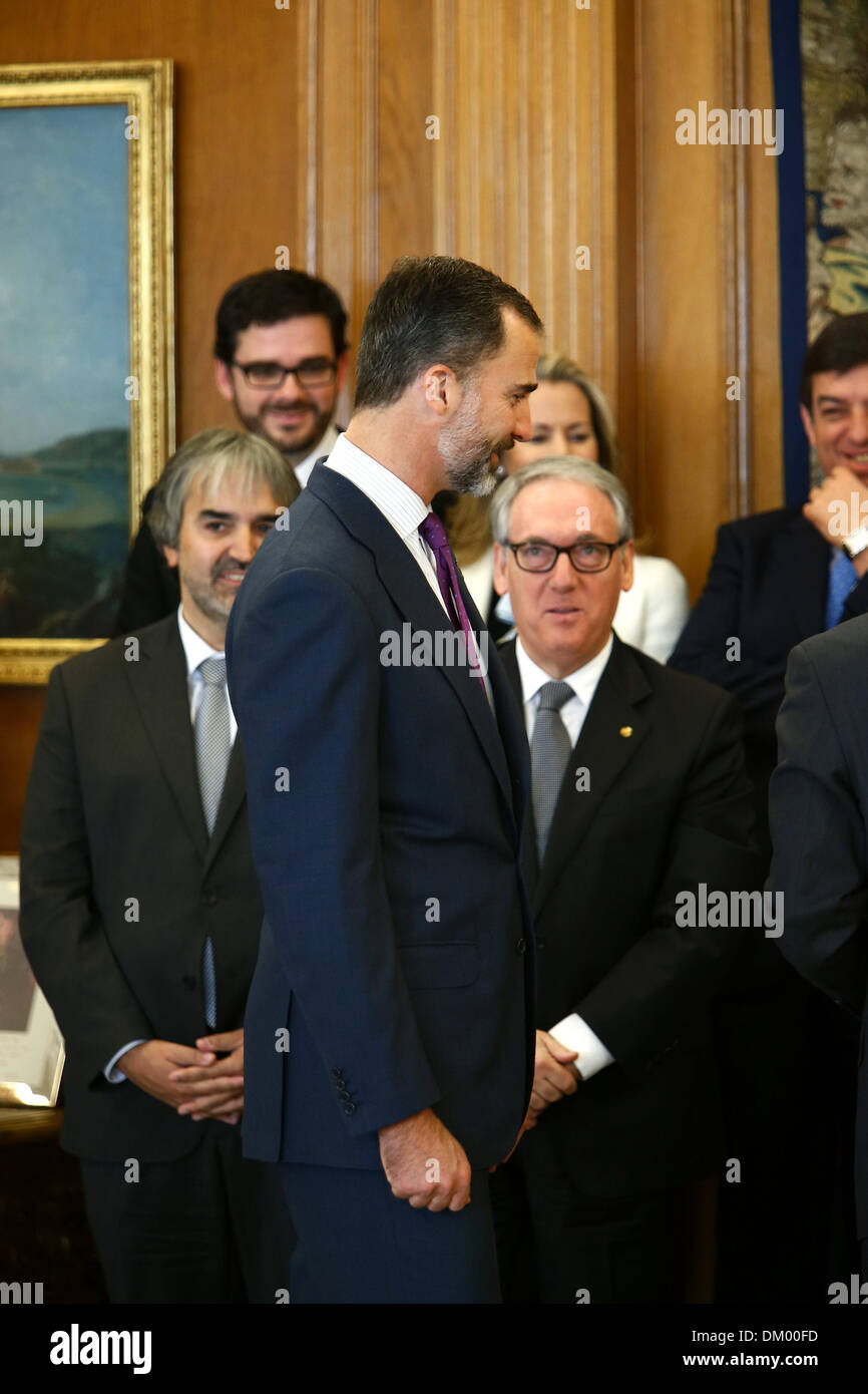 The Prince of Asturias, Prince Felipe, Audience of president of The ...