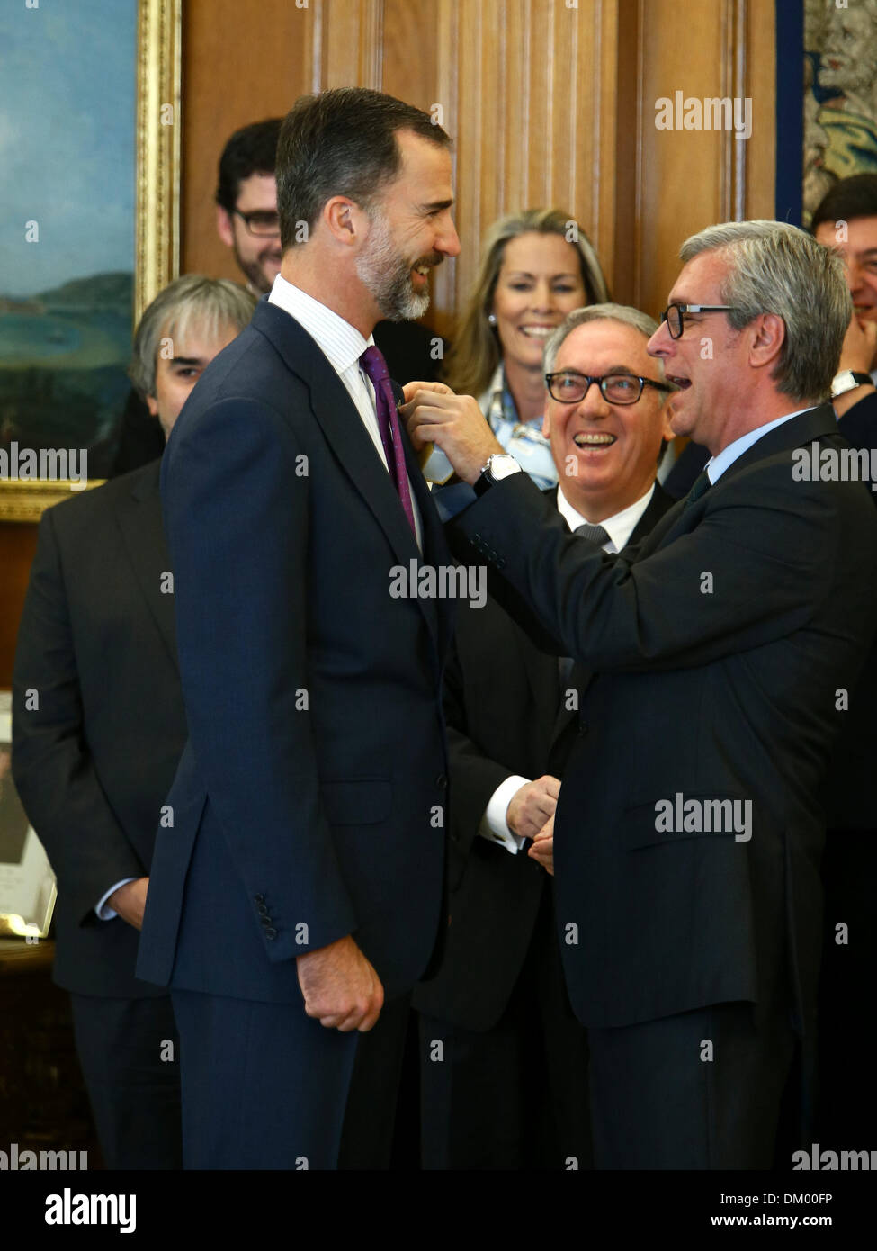 The Prince of Asturias, Prince Felipe, Audience of president of The ...
