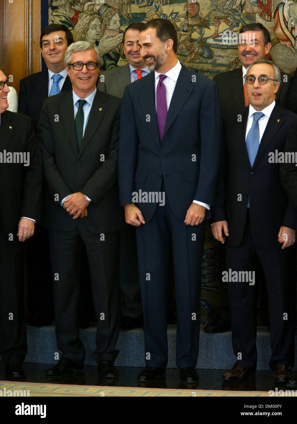 The Prince of Asturias, Prince Felipe, Audience of president of The ...