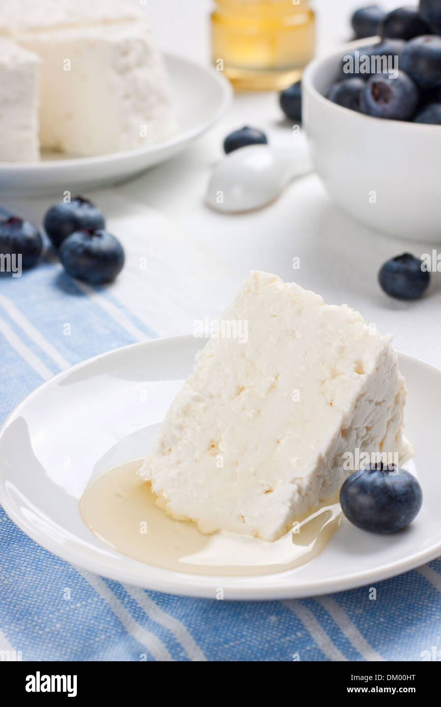 Fresh cottage cheese blueberry hi-res stock photography and images - Alamy