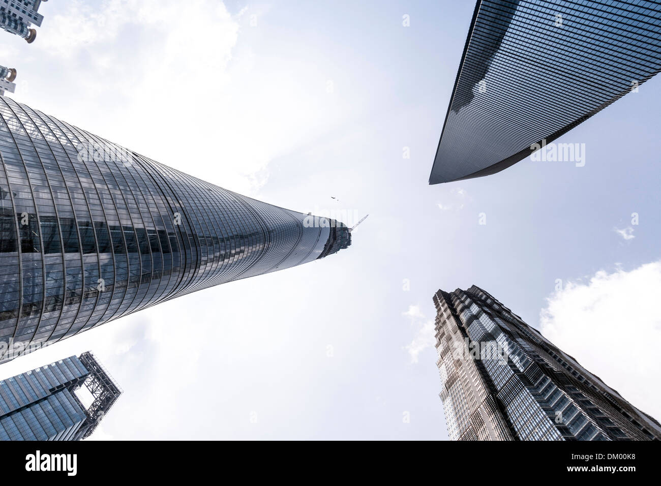 Shanghai Tower, SWFC, Jin Mao Tower, Lujiazui, Pudong, Shanghai, China ...