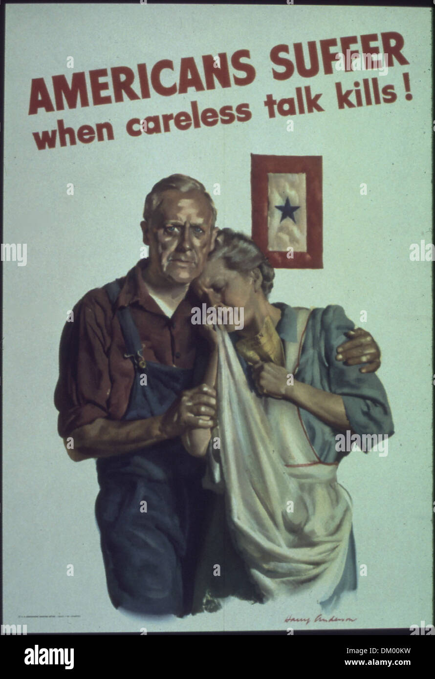 Military secrecy poster hi-res stock photography and images - Alamy