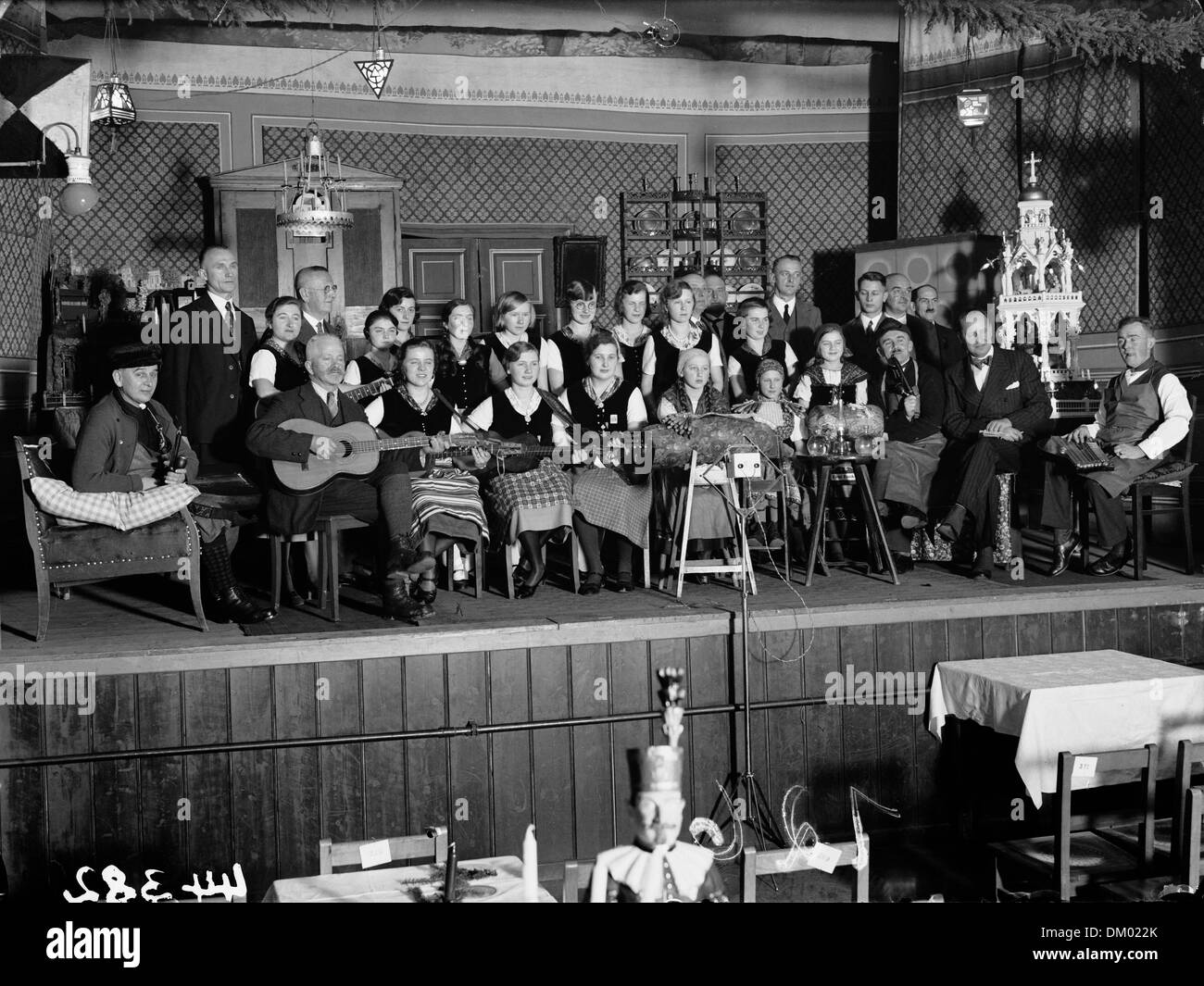 View of an Advent event with Albert Schädlich, Curt Herbert Richter ...