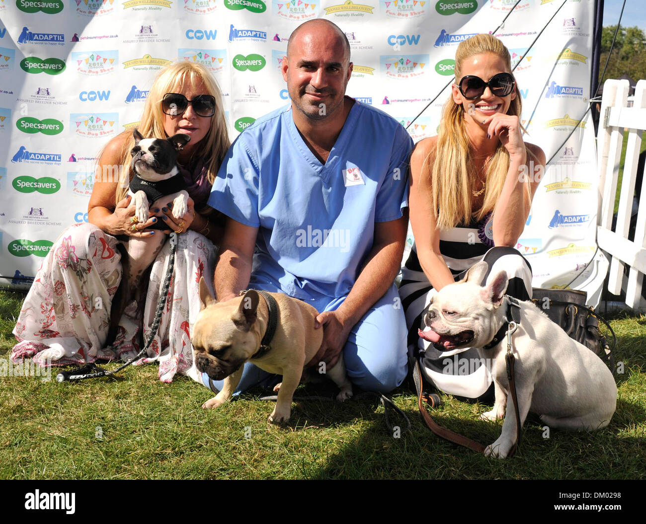 Meg Mathews Marc Abrahams and Sarah Harding attend PupAid Celebrity ...