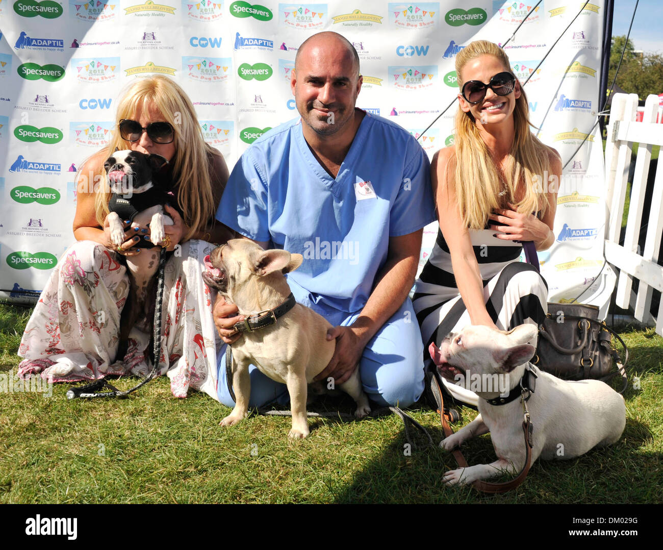 Meg Mathews Marc Abrahams and Sarah Harding attend PupAid Celebrity ...
